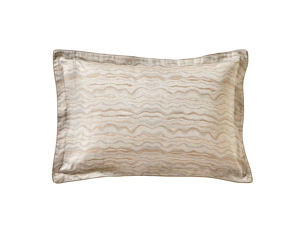 Parure de lit Agathe Granit - Blanc des Vosges